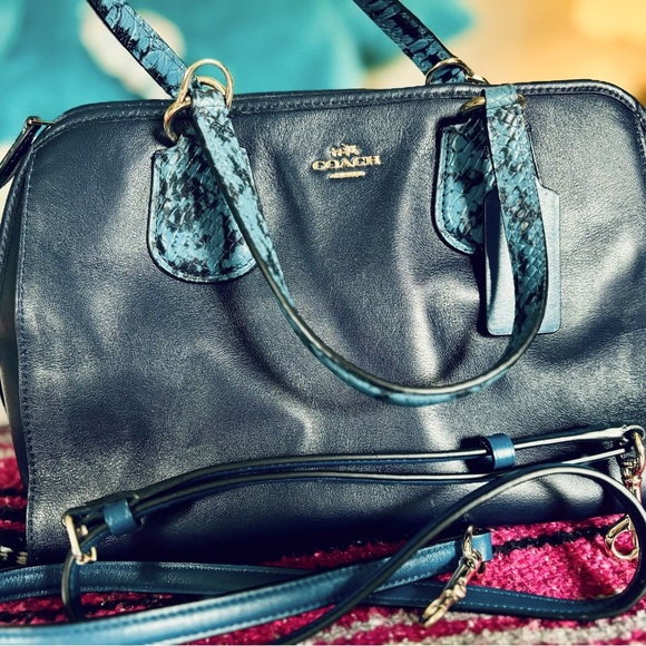 Coach | Bags | Coach Nolita Satchel Crossbody Leather Bag With Reptile ...